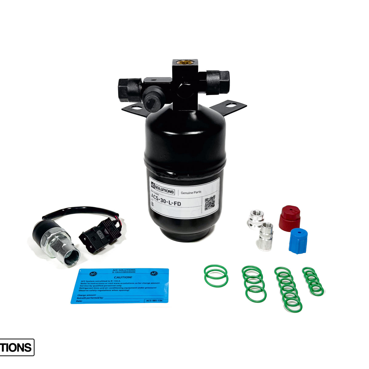A/C Solutions BMW E30 R134a Retrofit Kit (82319067394) – Garagistic