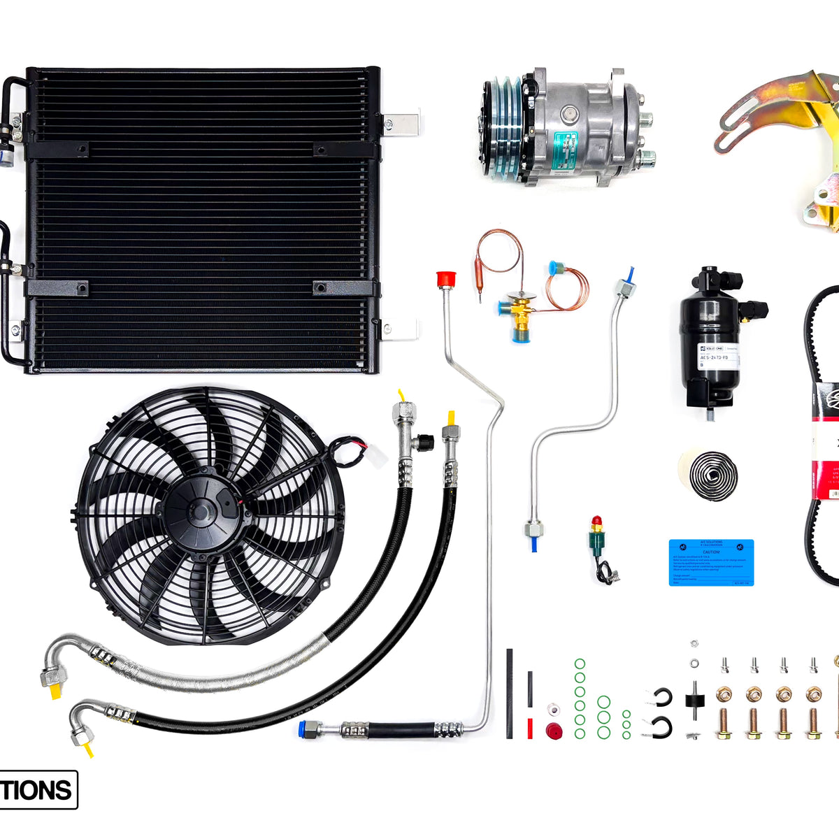 BMW E28 Complete A/C Solutions Conversion Kit (528e, 533i, 535i, M5 ...