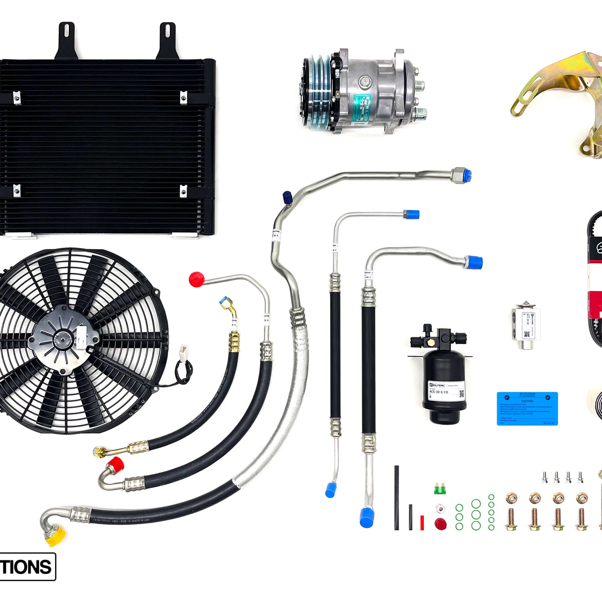 BMW E30 Complete A/C Solutions Conversion Kit (325i, 325e, 325ix, 320i ...