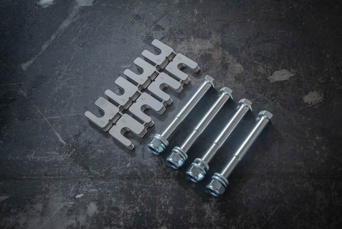 Incremental Quick Rear Subframe Camber and Toe Shim Kit (E30, E28 ...