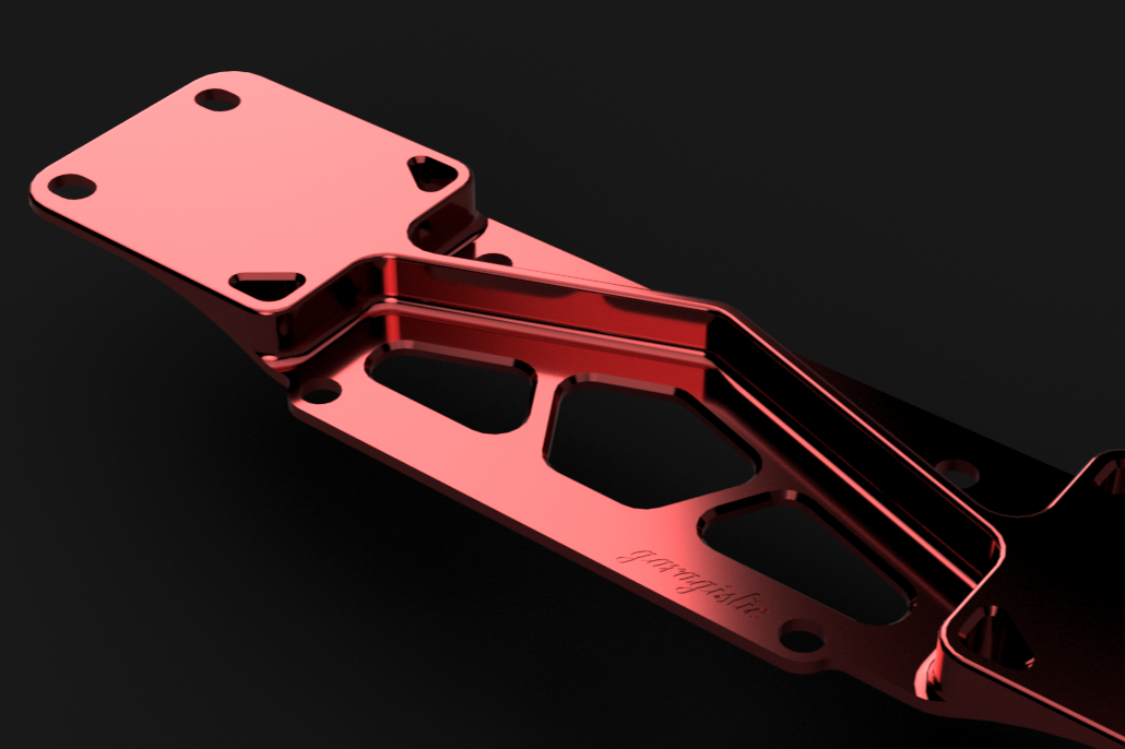 E46 M3 Billet Rear Differential Brace exclusive at Garagistic