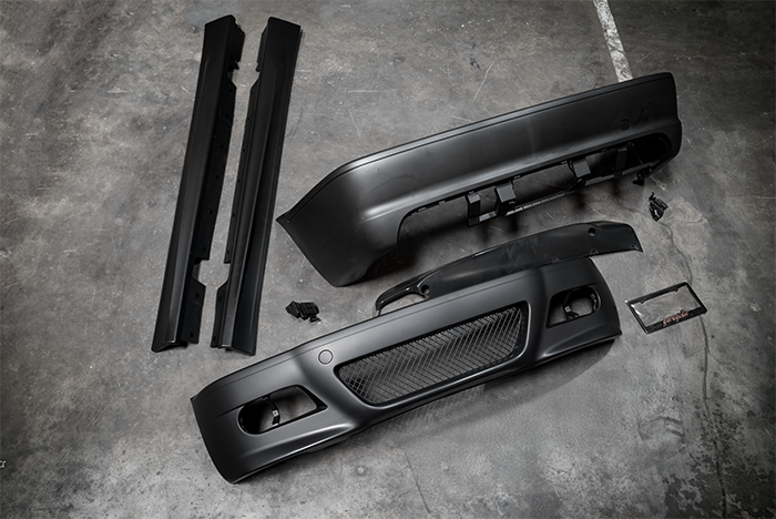 E46 Non-M M3 Style Complete Body Kit - 2 Door Coupe/Convertible, 4 ...