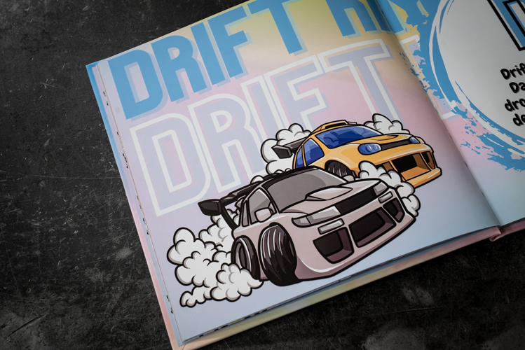 Rome CP "ABC's of Drifting" Childrens Book – Garagistic